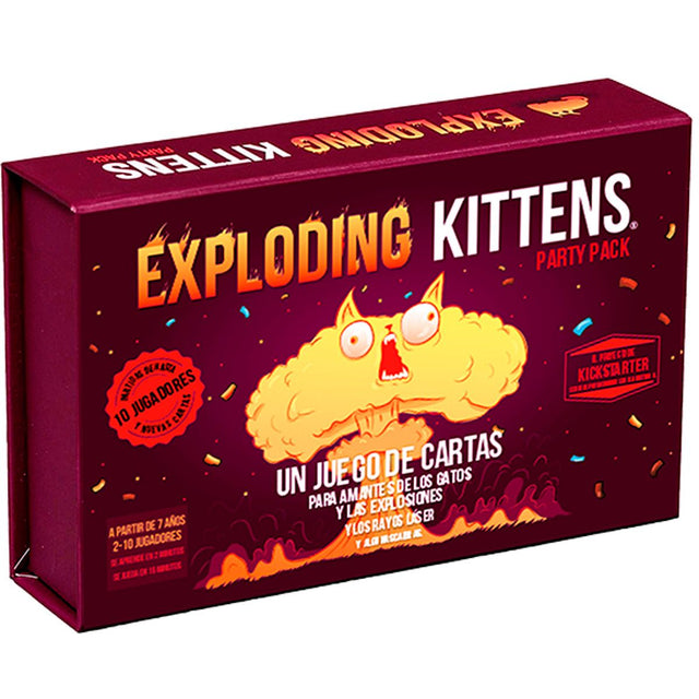 Exploding Kittens: Party Pack - Base (Español) – Tablero Magico